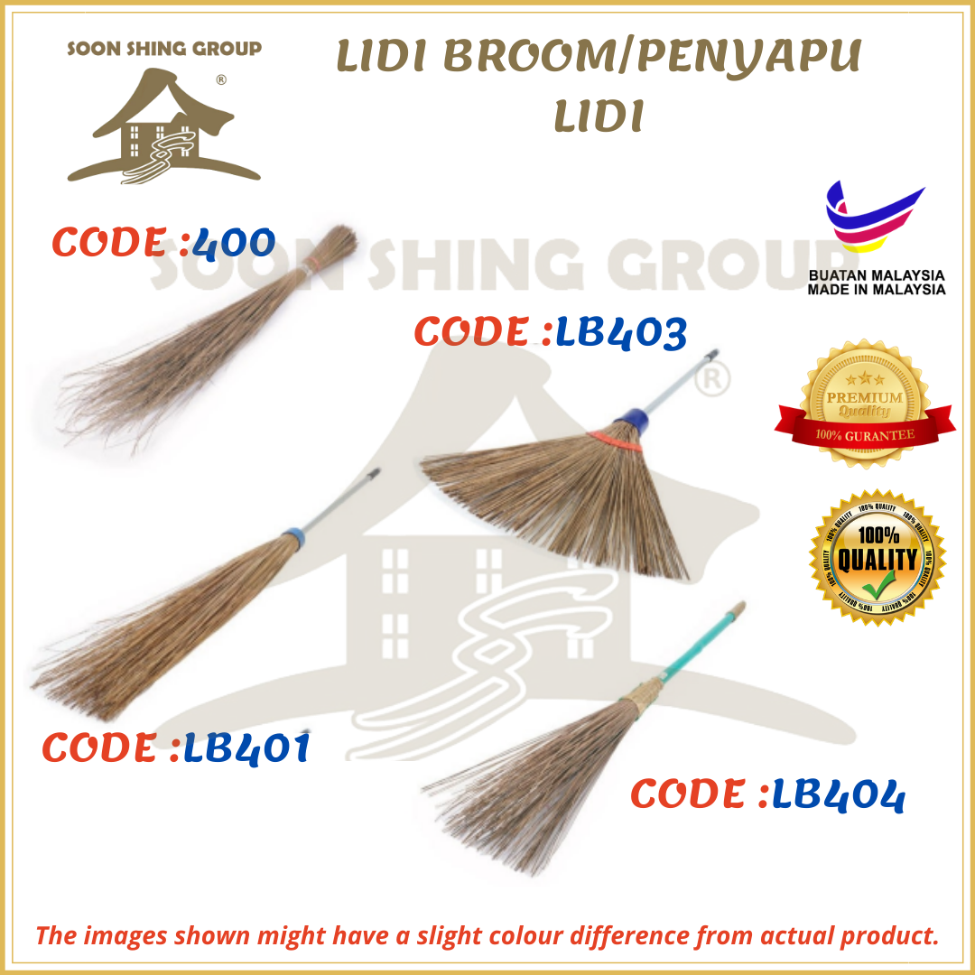 LIDI BROOM/PENYAPU LIDI / Penyapu lidi bertangkal berhulu / Coconut ...