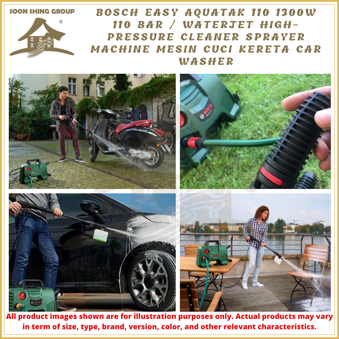 BOSCH EASY AQUATAK 110 1300W 110 BAR / Waterjet High Pressure Cleaner ...