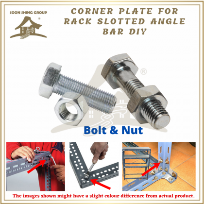 Slotted Angle Bar DIY Rack Multipurpose Angle Iron DIY / Besi Angle Rak ...