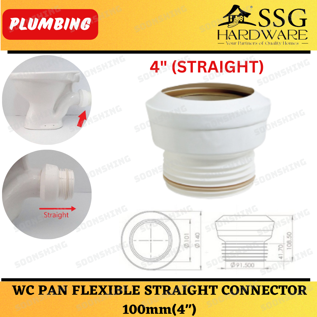 OFFSET TOILET PAN CONNECTOR / Jamban,Mangkuk Tandas Paip Keluar Air ...