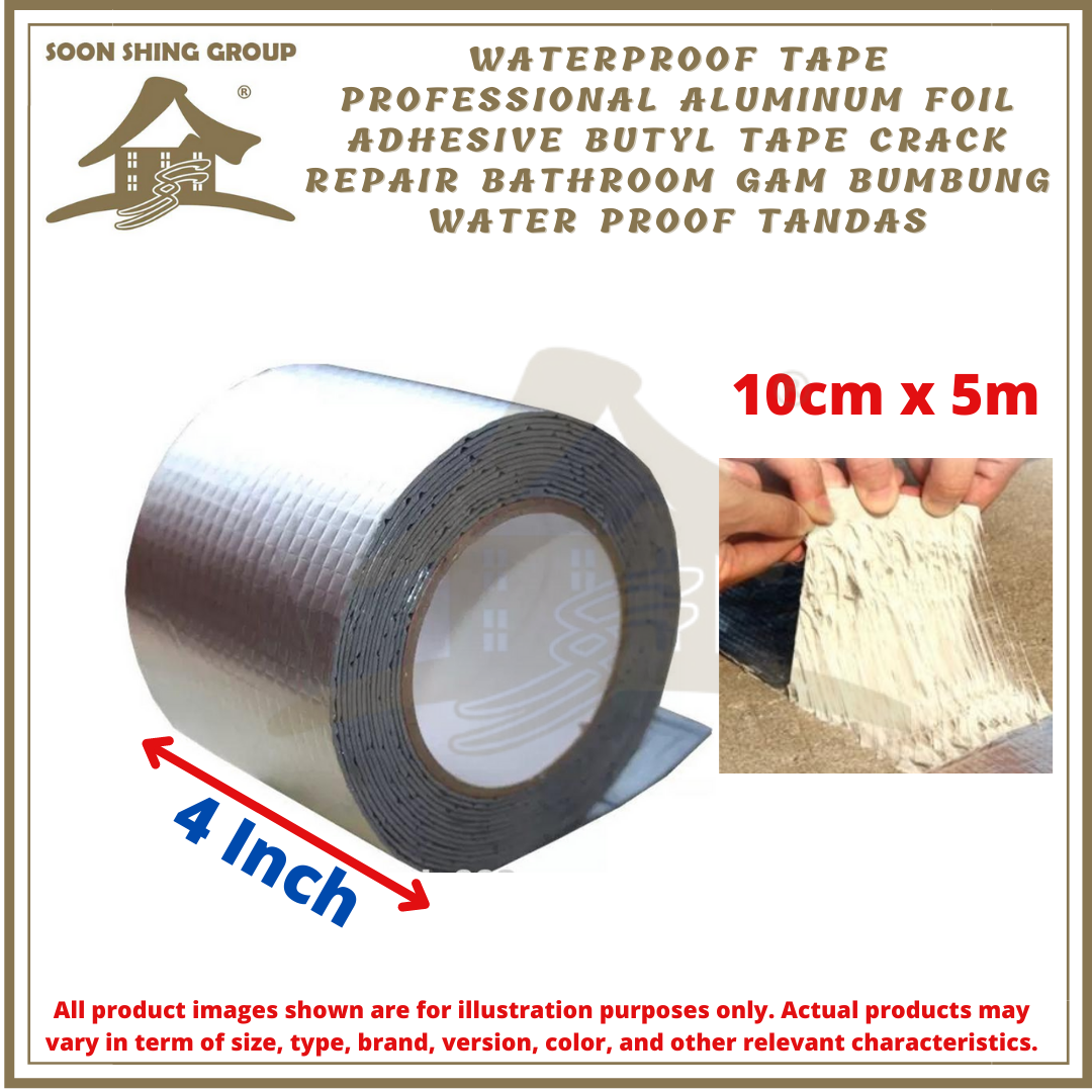 Anti-leakage Self-adhesive Waterproof Tape Butyl Tape Aluminum Foil ...