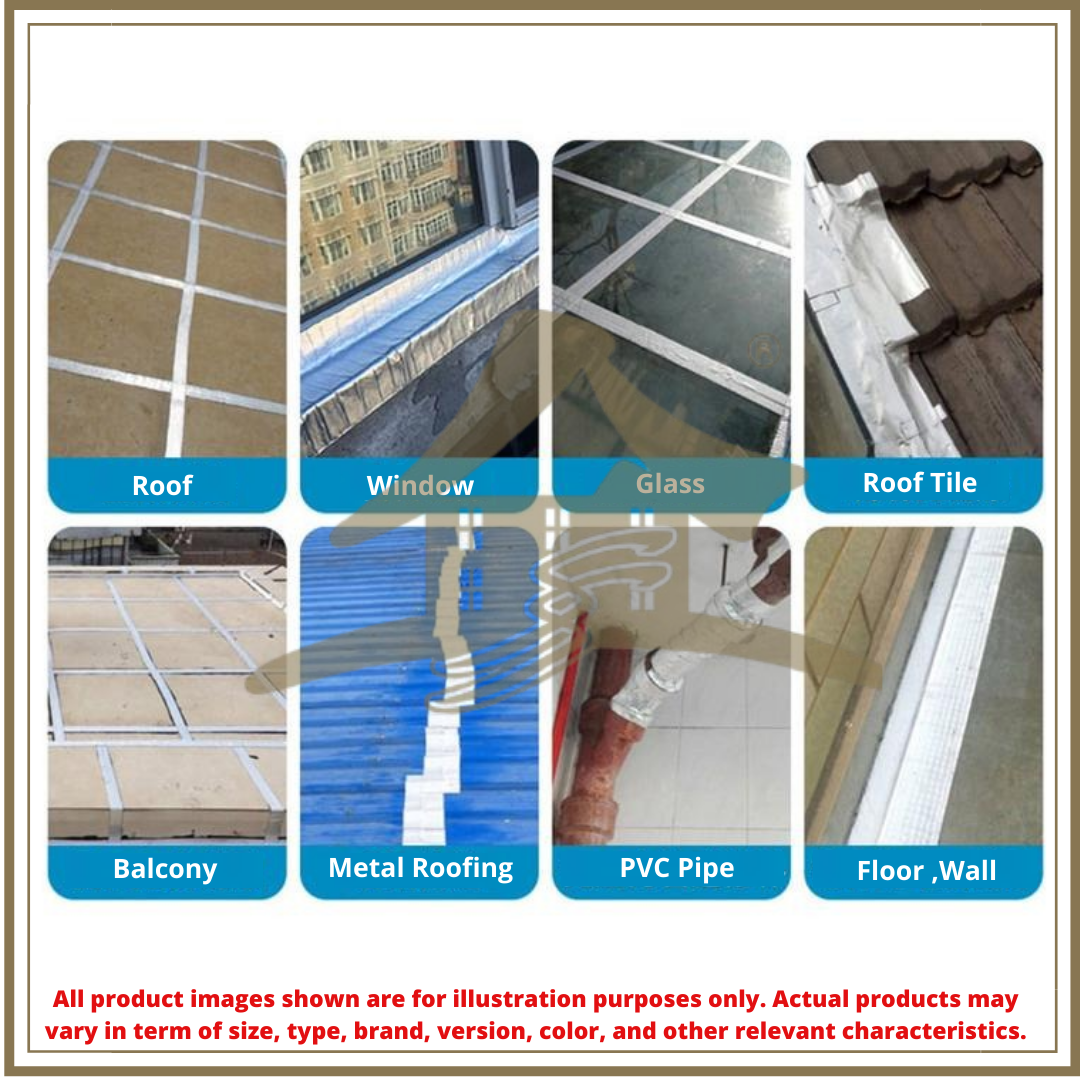 Anti-leakage Self-adhesive Waterproof Tape Butyl Tape Aluminum Foil ...