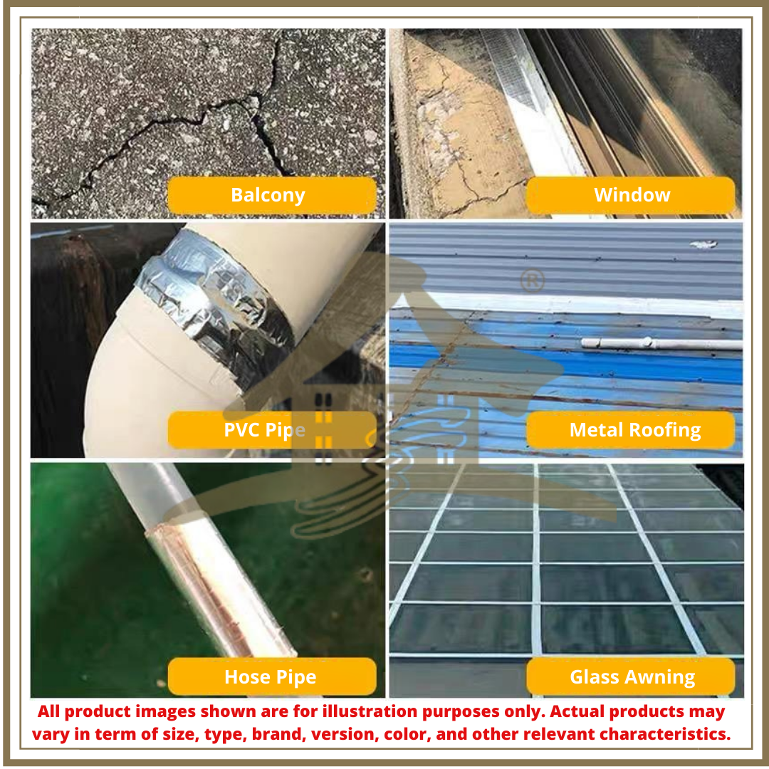 Anti-leakage Self-adhesive Waterproof Tape Butyl Tape Aluminum Foil ...