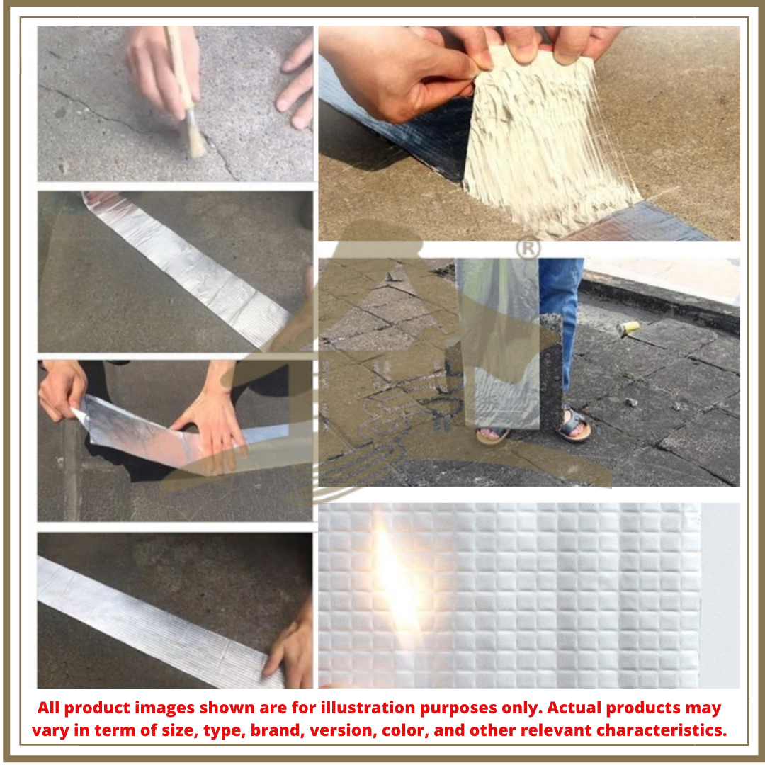Anti-leakage Self-adhesive Waterproof Tape Butyl Tape Aluminum Foil ...