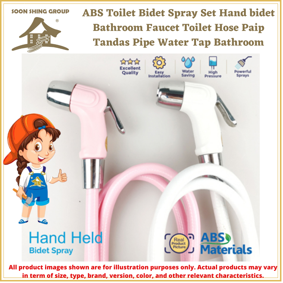 ABS Toilet Bidet Spray Set Hand bidet Bathroom Faucet Toilet Hose Paip ...