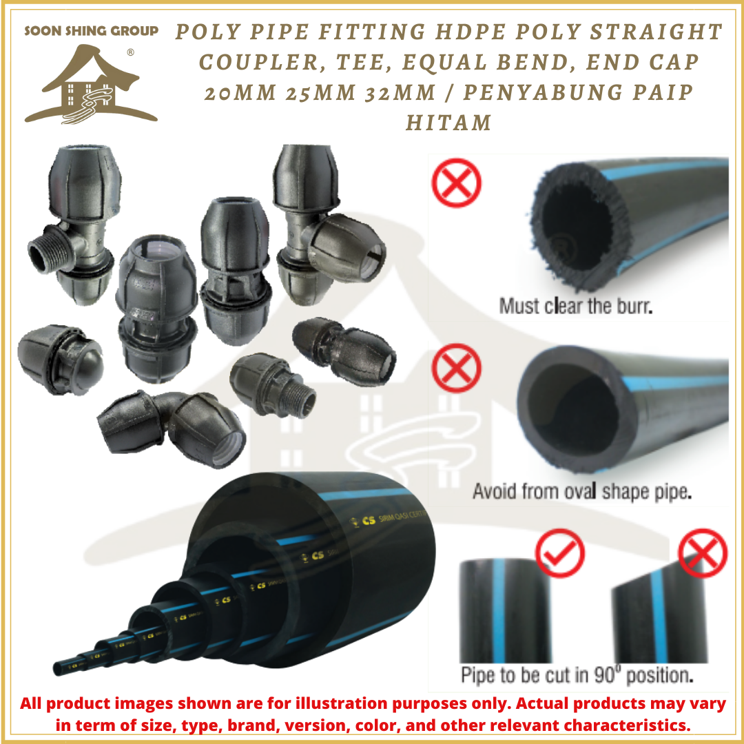 HDPE Poly Pipe Fittings Tebal Poly THREADED Fittings HEXAGON Nopple ...