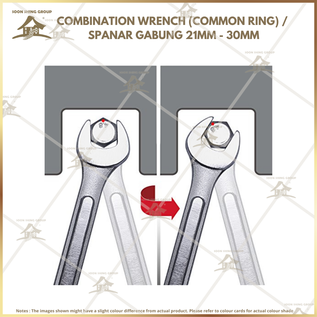 Combination Wrench Spana 21 mm - 30mm (Common Ring) / Spanar Gabung ...