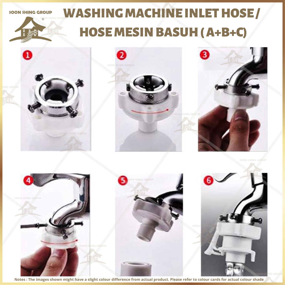 Washing Machine Inlet Hose Washer Pipe Connector / Hose Pipe Mesin ...