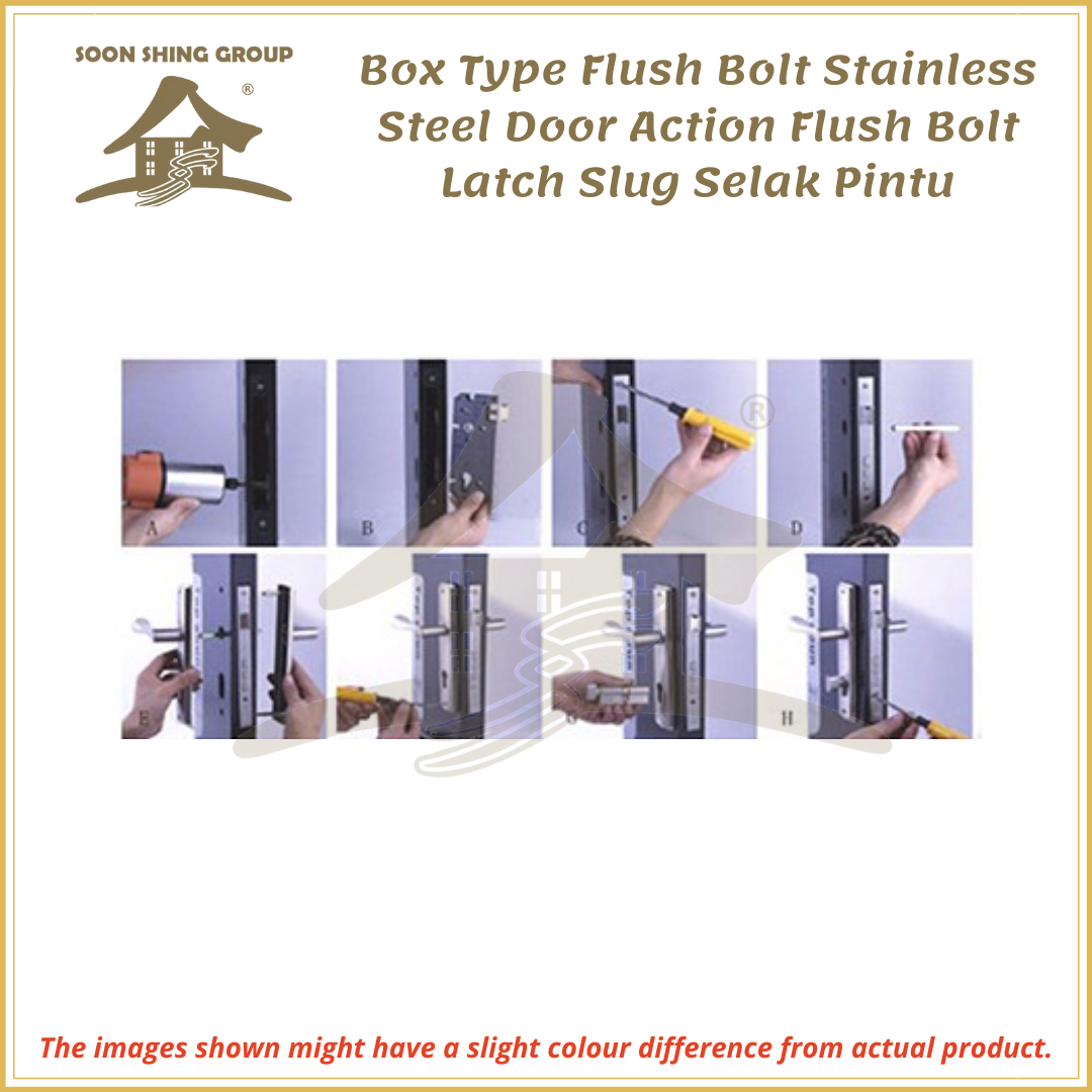 Box Type Flush Bolt - Stainless Steel Door Action Flush Bolt/Latch Slug ...