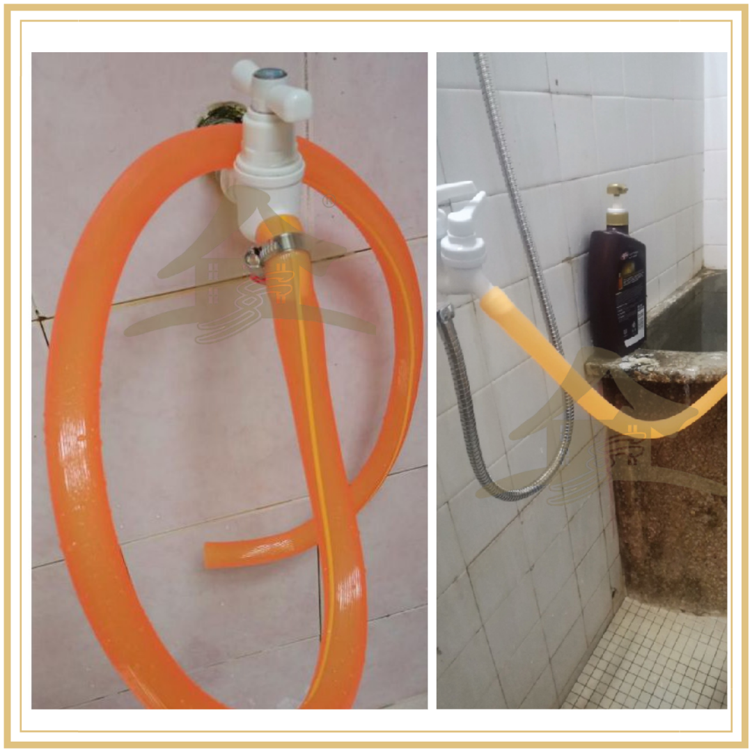 High Grade 16mm Orange Garden Hose / Getah Paip Oren / Garden Hose ...