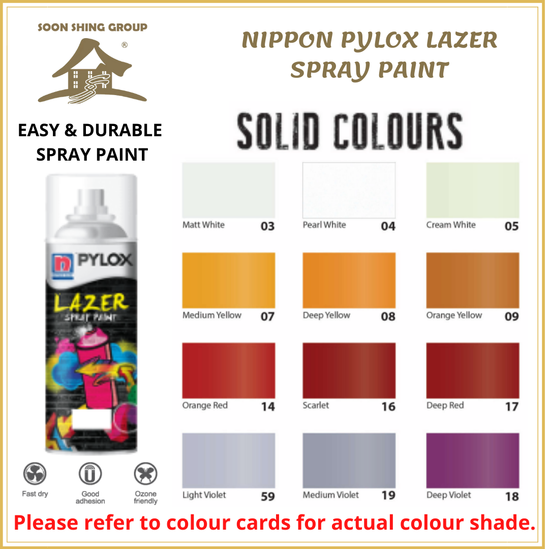 SSG1596 NIPPON PYLOX LAZER SPRAY PAINT / Cat Spray Motor / Cat Spray ...